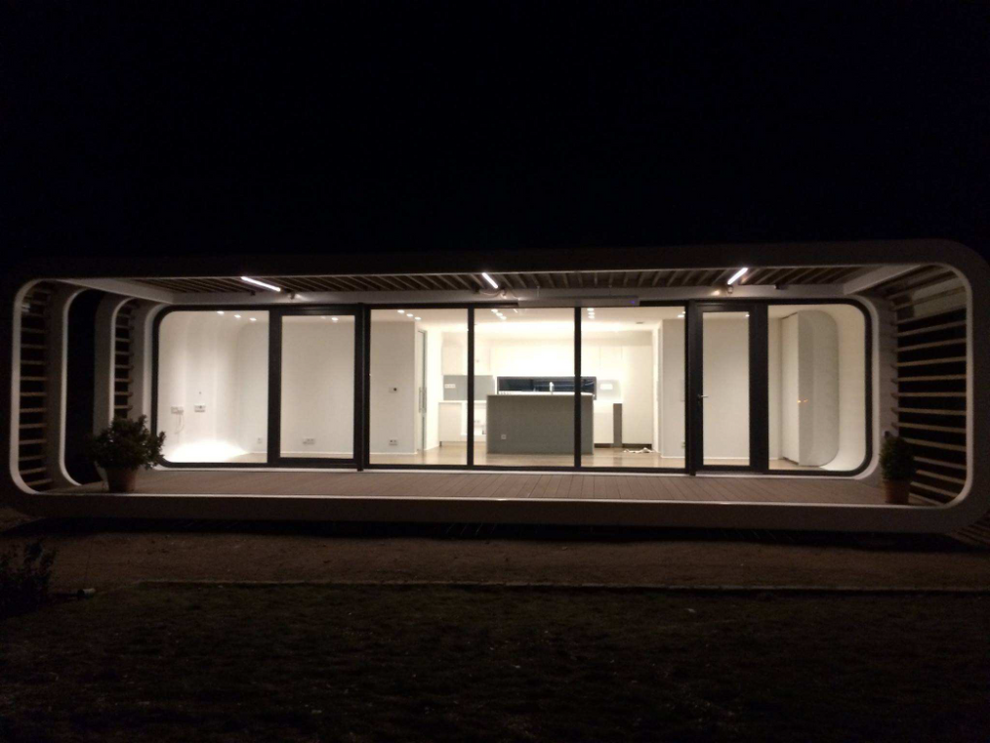 Tiny Hotel Villa Portable Prefab House Insulated One Bedroom Capsula ...
