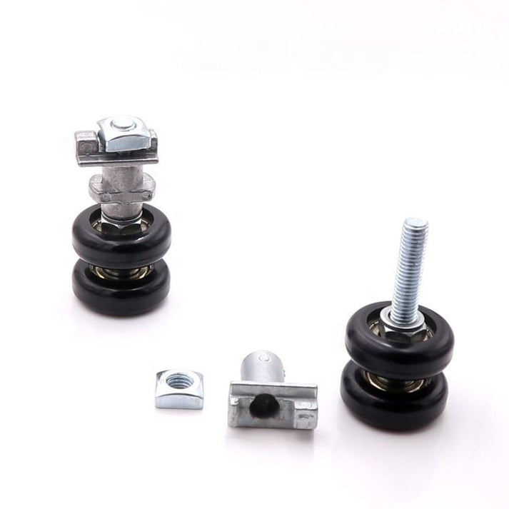 Nylon runner wheels hanging sliding glass door roller glass window rol ...