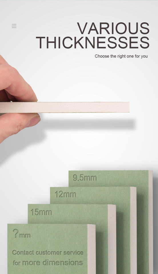 High Quality Knauf Gypsum Board Drywall Gypsum Board Ceiling 12mm Plas ...