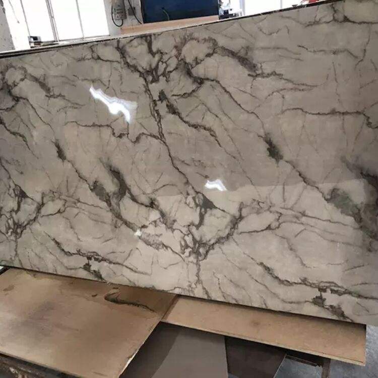 High glossy 1220x2440mm 3mm pvc wall panel / pvc marble uv sheet price – Giantsmade